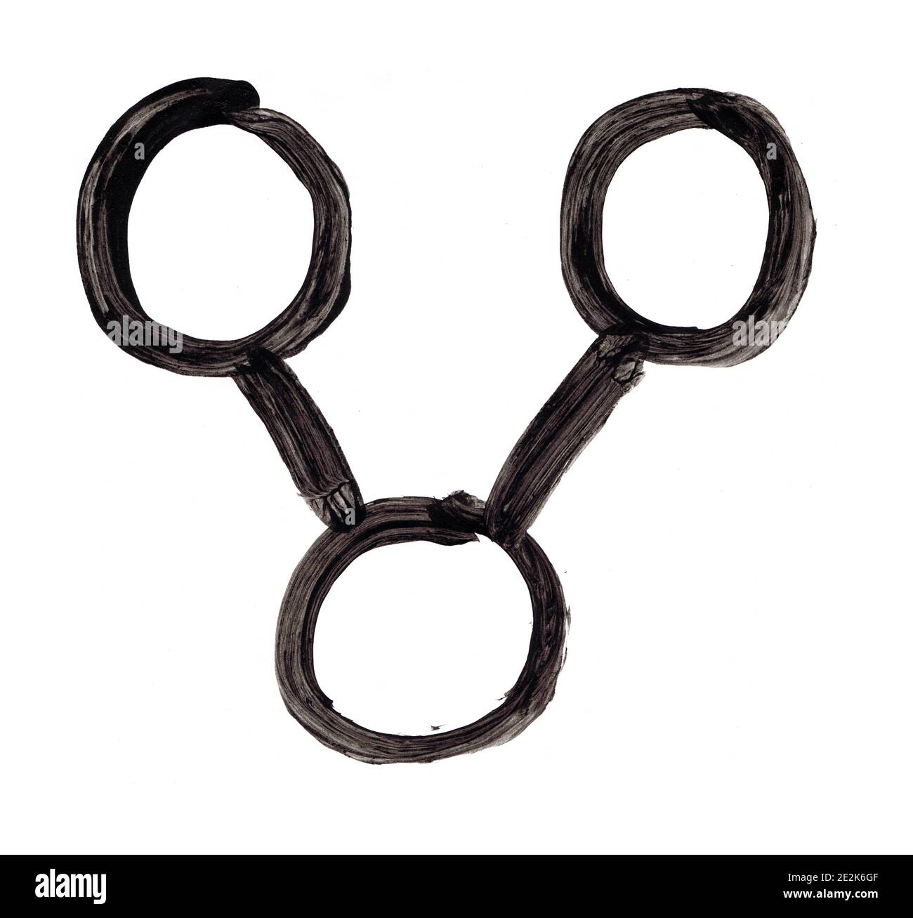 Alchemical Symbols Alcohol Two Stock Photo - Alamy