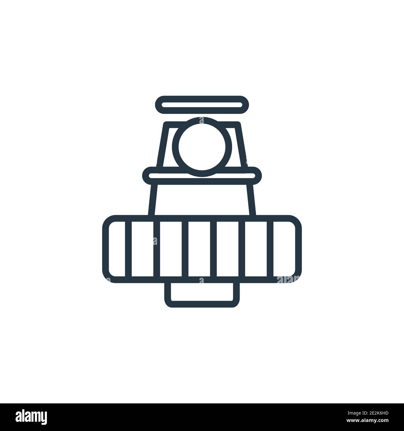 Ratha-yatra outline vector icon. Thin line black ratha-yatra icon, flat ...