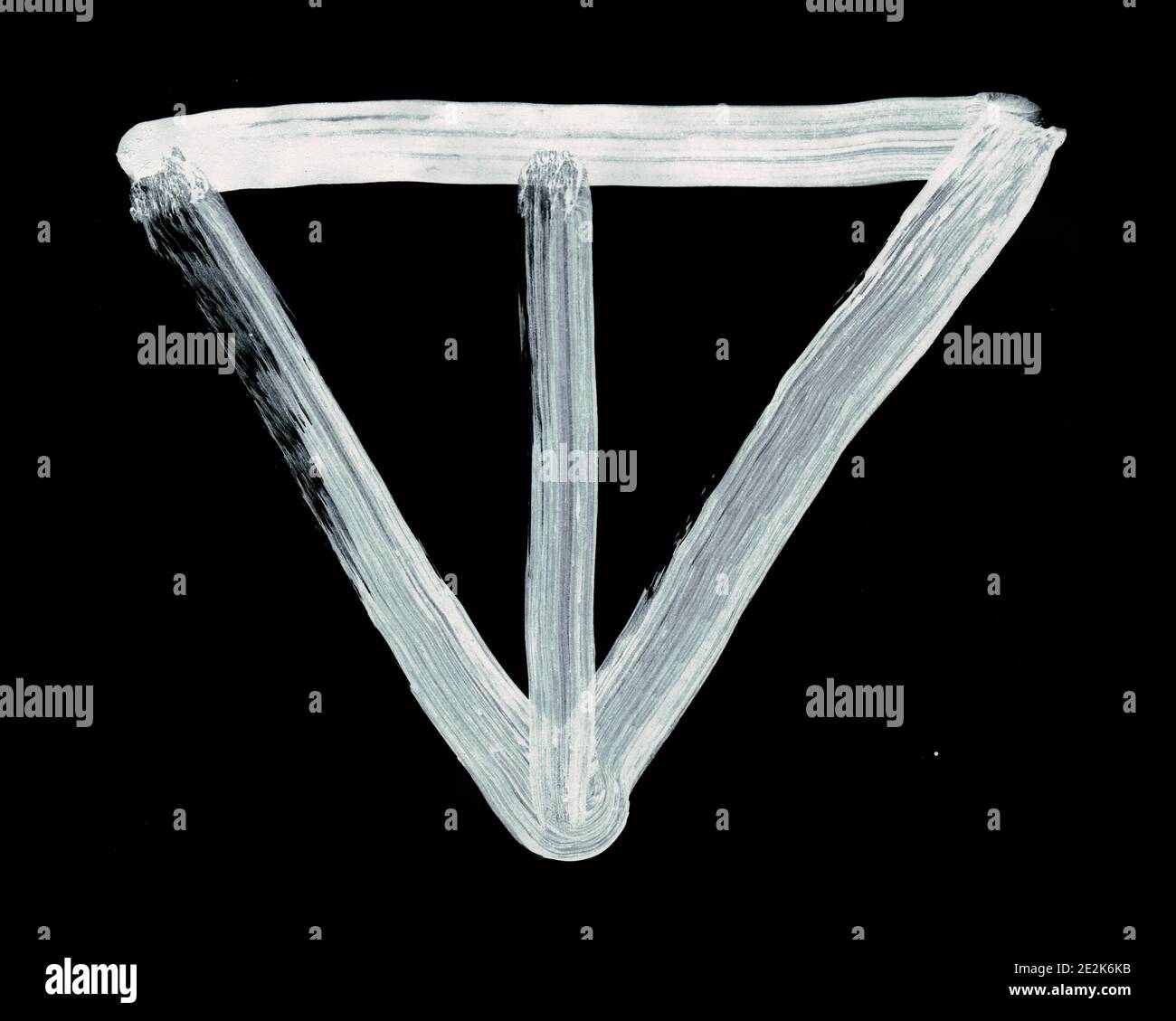 Alchemical Symbols Aquavitae Two Inverted Stock Photo - Alamy