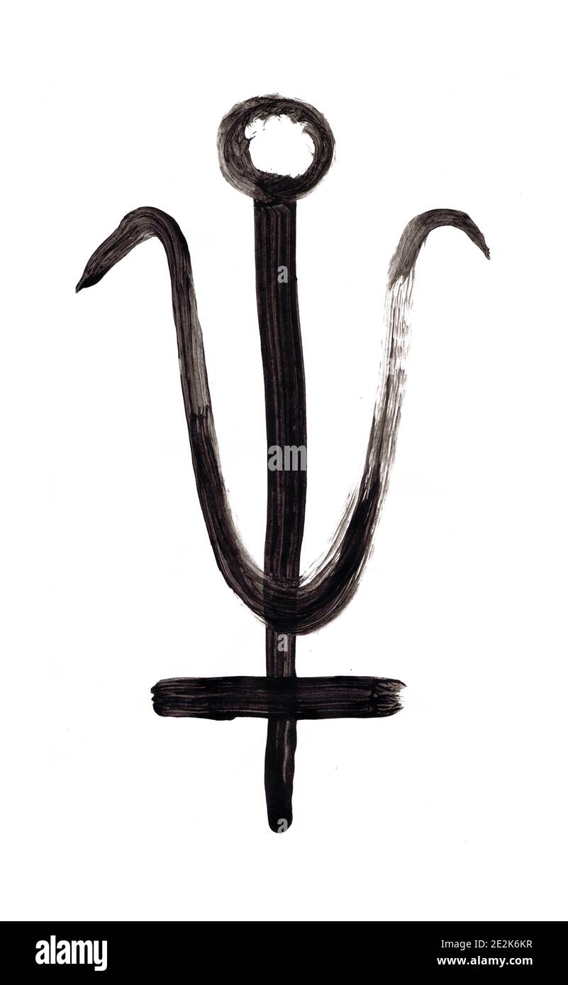 Alchemical Symbols Antimony One Stock Photo - Alamy