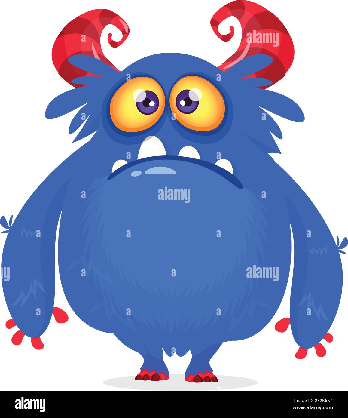 Sad Monster Illustration