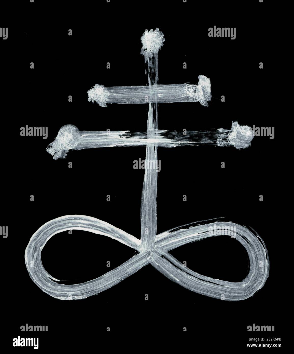 Alchemical Symbols Brimstone Inverted Stock Photo - Alamy