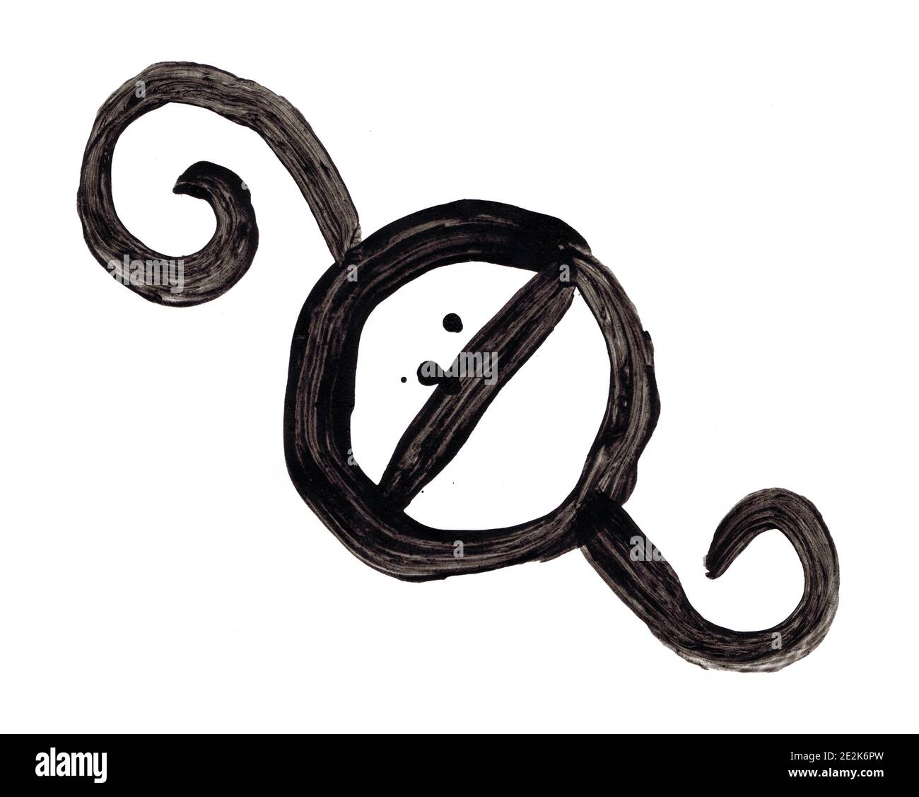 Alchemical Symbols Borax Two Stock Photo - Alamy