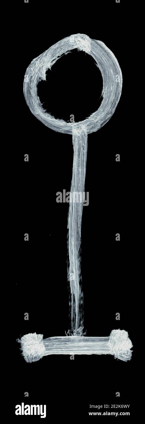 Alchemical Symbols Copper Five Inverted Stock Photo - Alamy