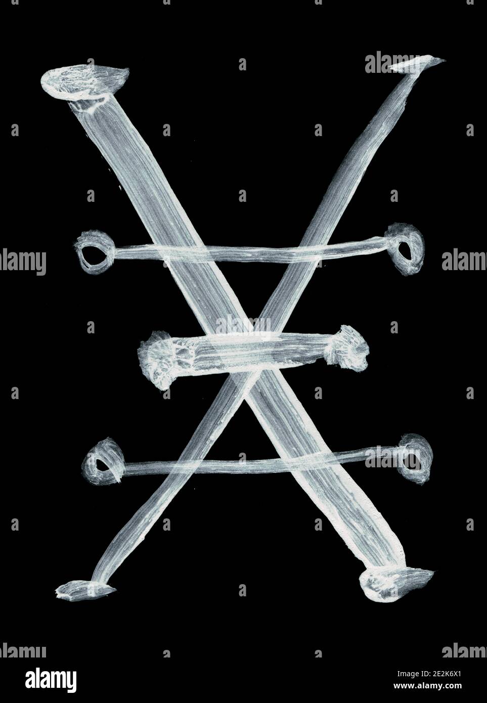 Alchemical Symbols Copper One Inverted Stock Photo - Alamy