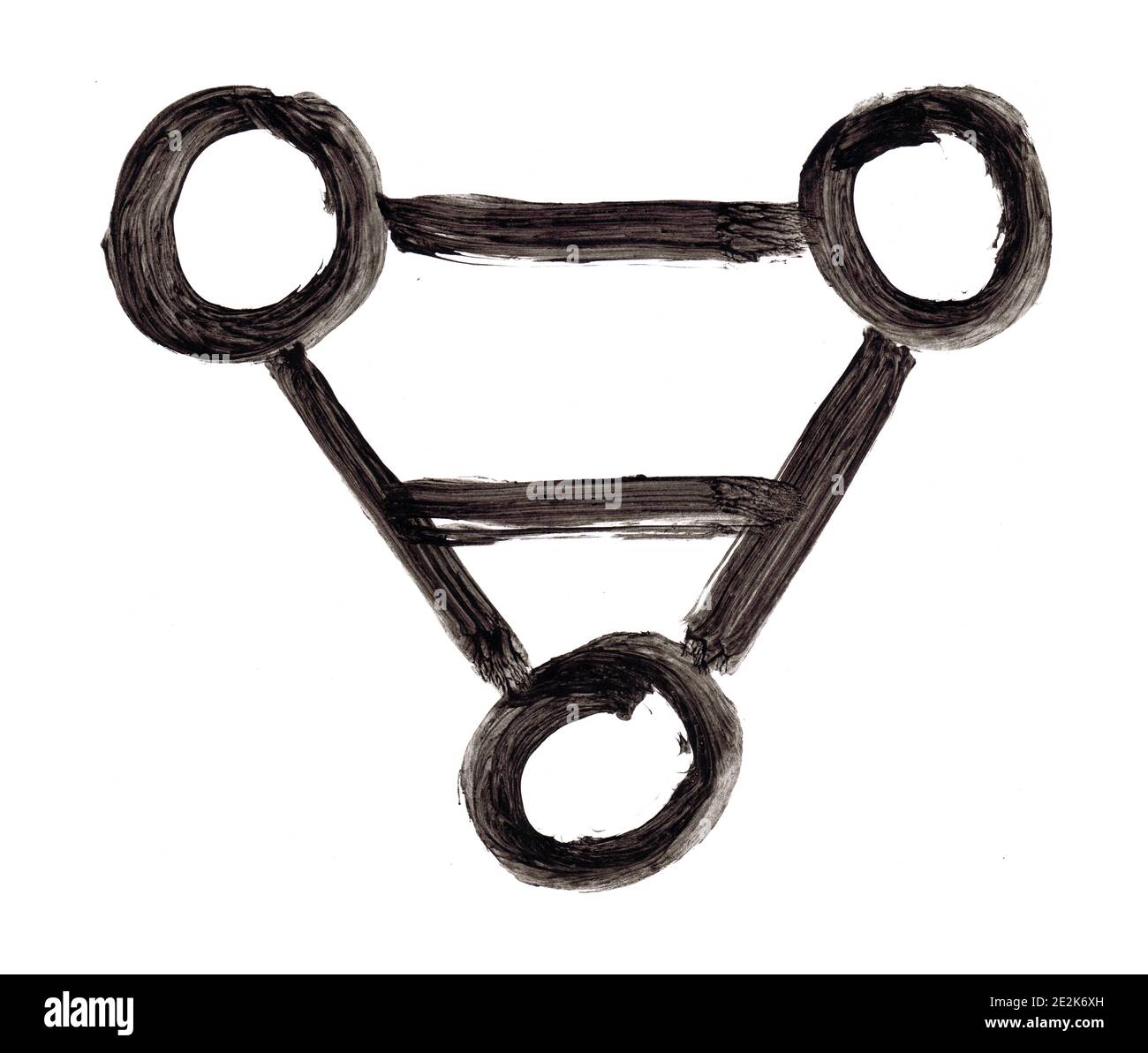 Alchemical Symbols Clay Two Stock Photo - Alamy