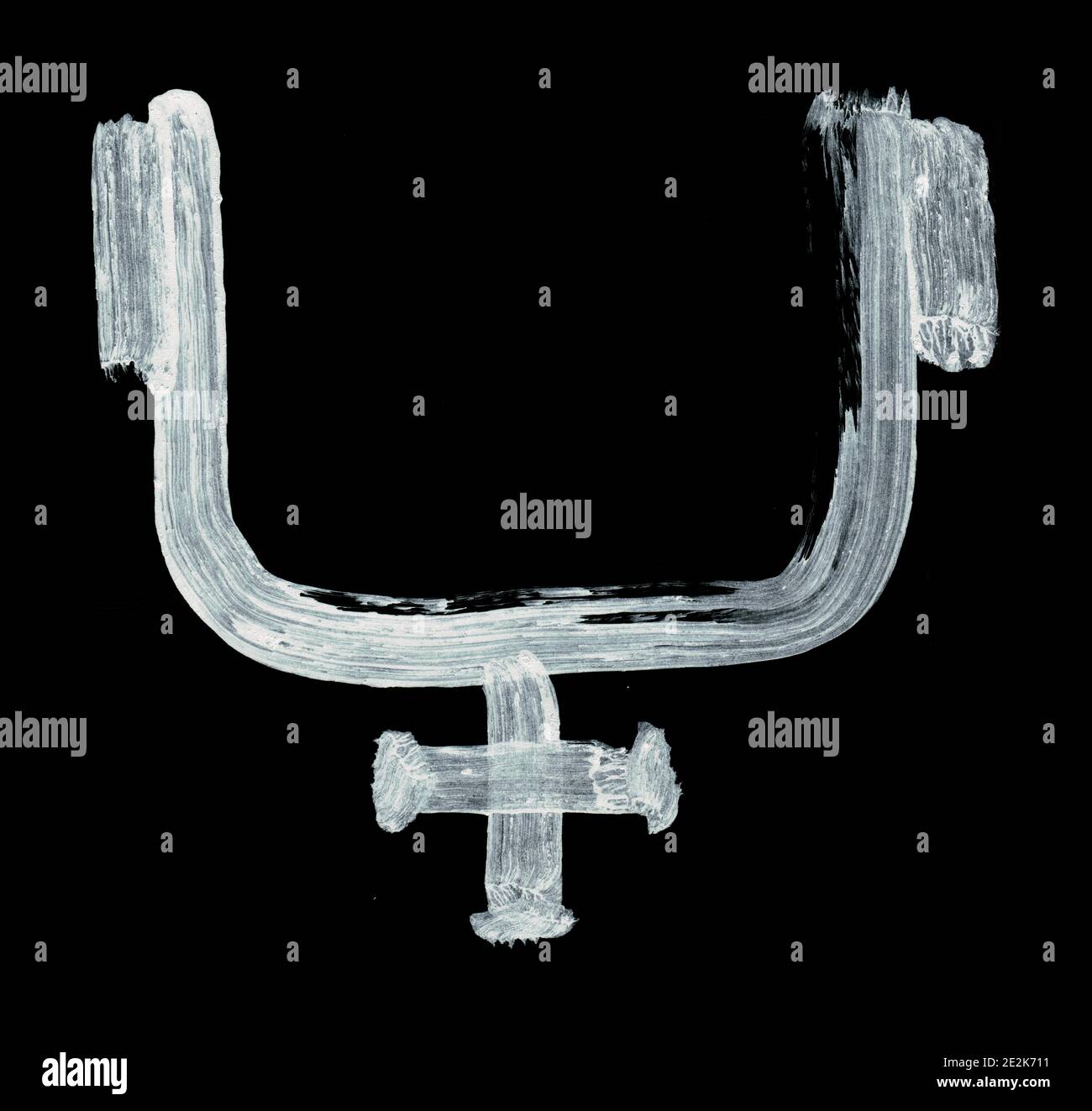 Alchemical Symbols Cribbled Ashes Inverted Stock Photo - Alamy