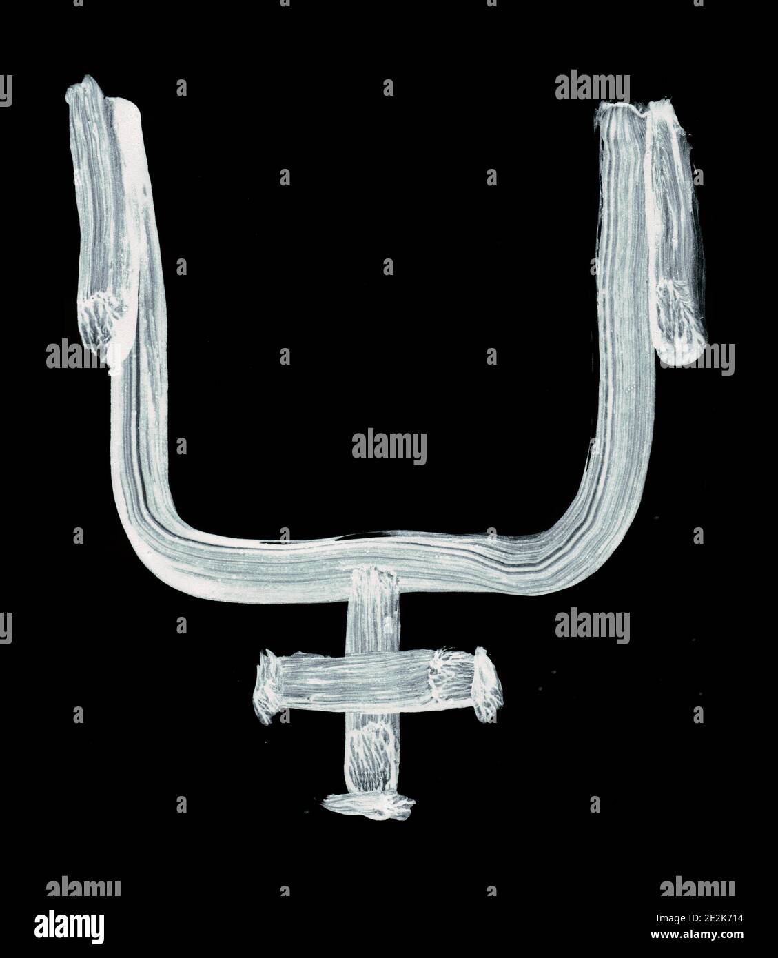 Alchemical Symbols Cribbled Ashes Variant Inverted Stock Photo - Alamy