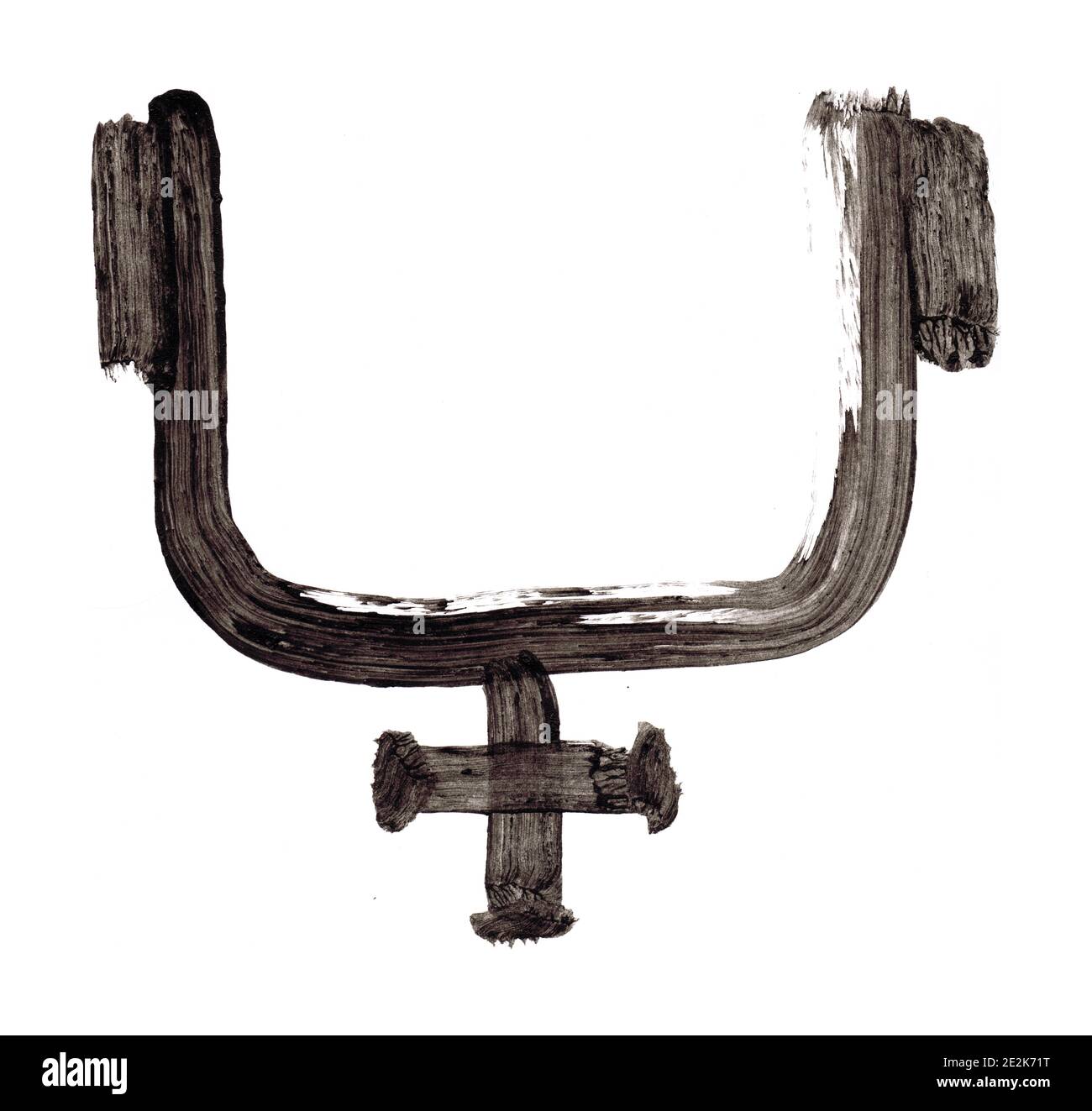 Alchemical Symbols Cribbled Ashes Stock Photo - Alamy