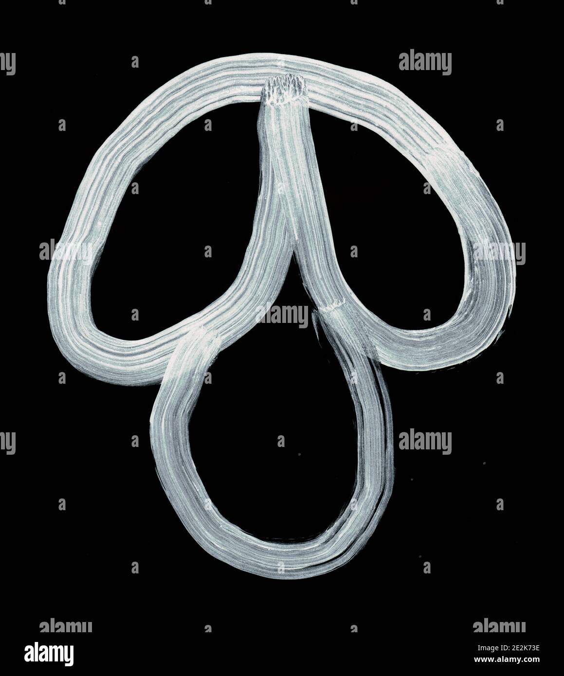 Alchemical Symbols Crystal Two Varniant Inverted Stock Photo - Alamy