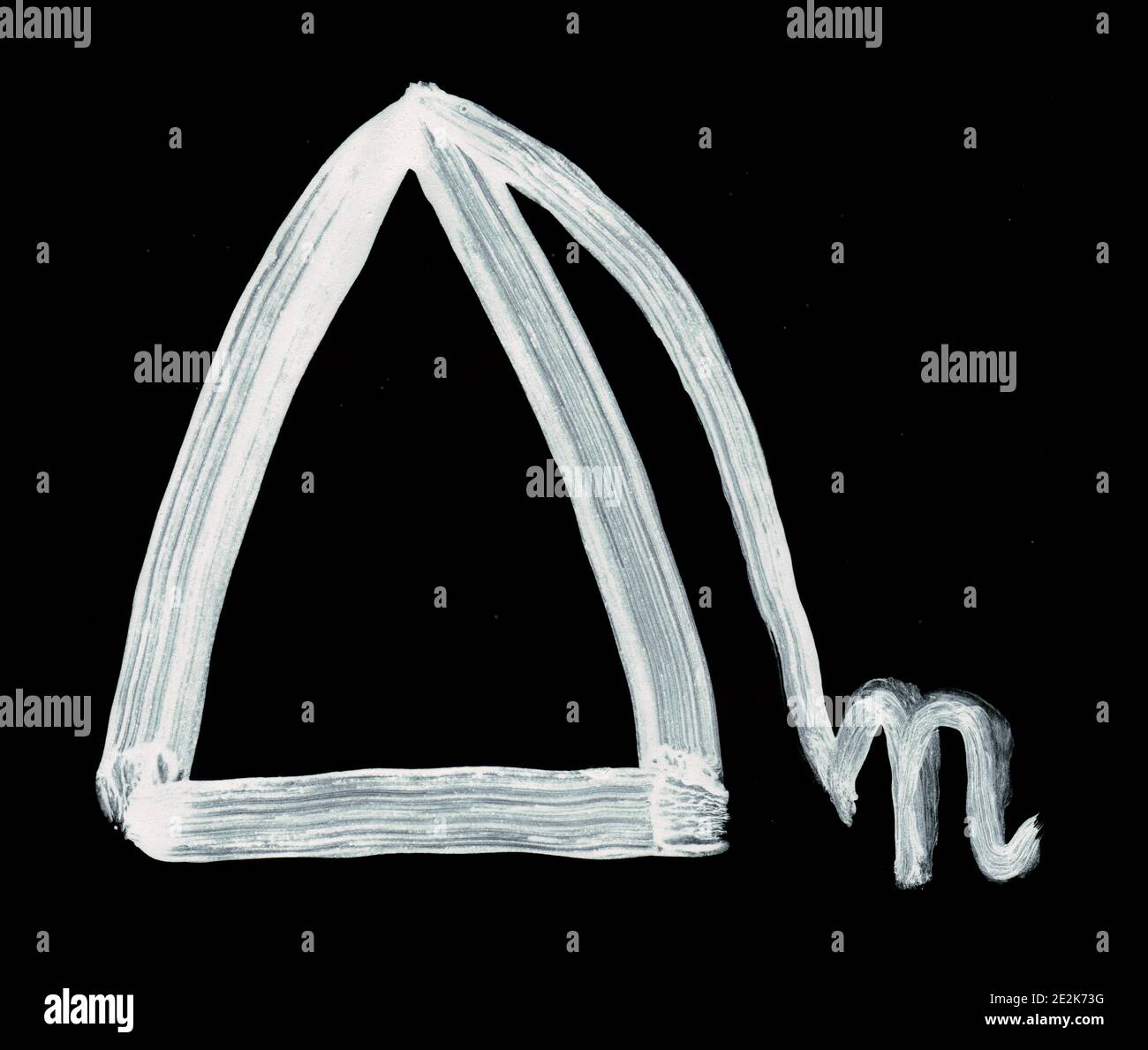 Alchemical Symbols Distill One Inverted Stock Photo - Alamy
