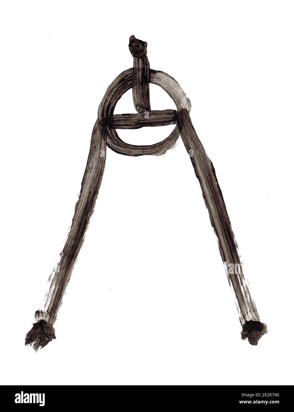 Alchemical Symbols Crystal One Stock Photo - Alamy