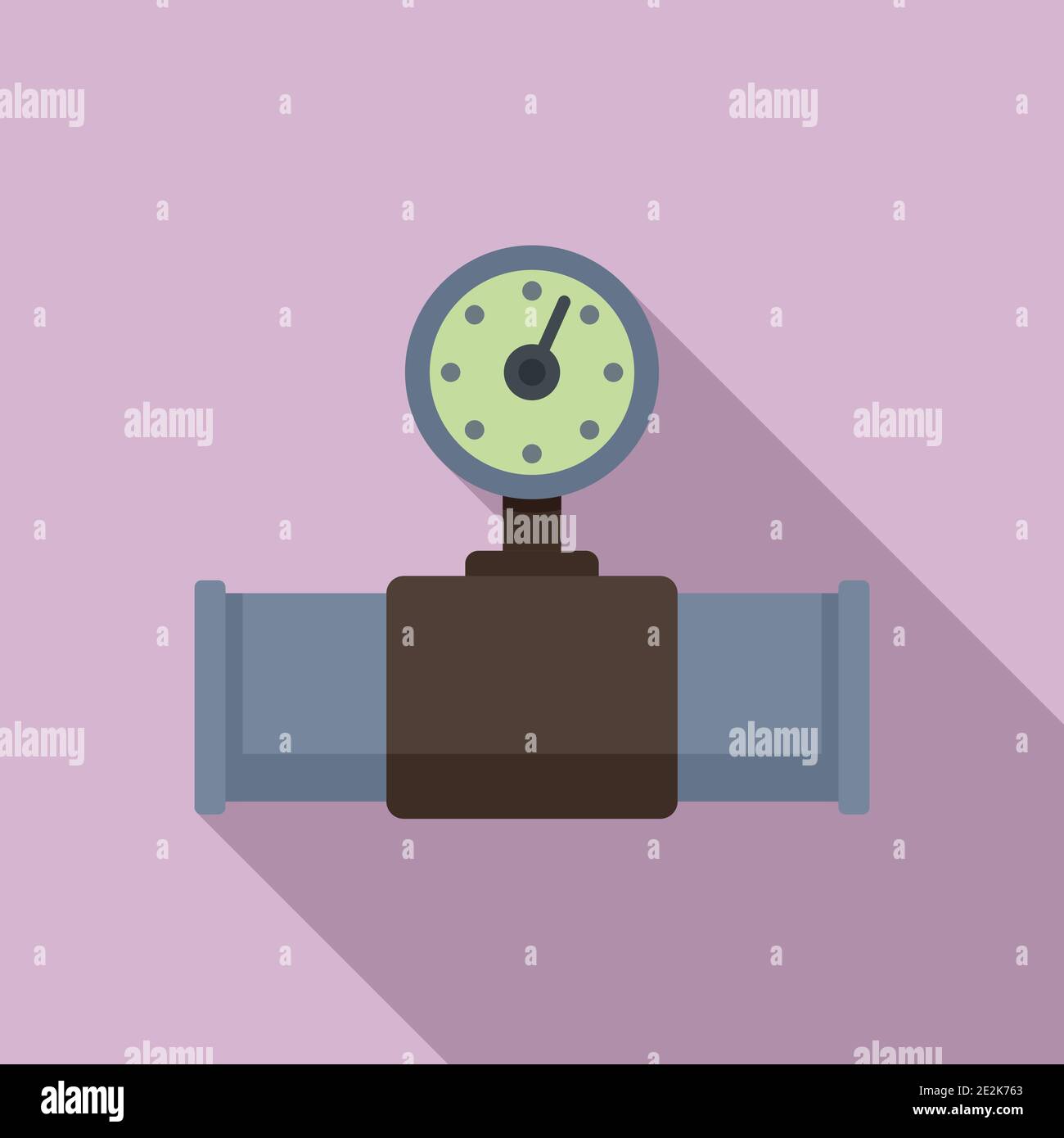 Oil flow meter Stock Vector Images - Alamy