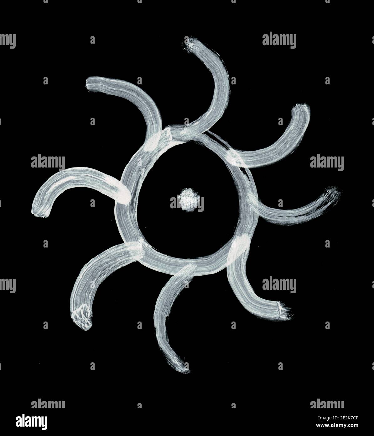 Alchemical Symbols Gold Eight Inverted Stock Photo - Alamy
