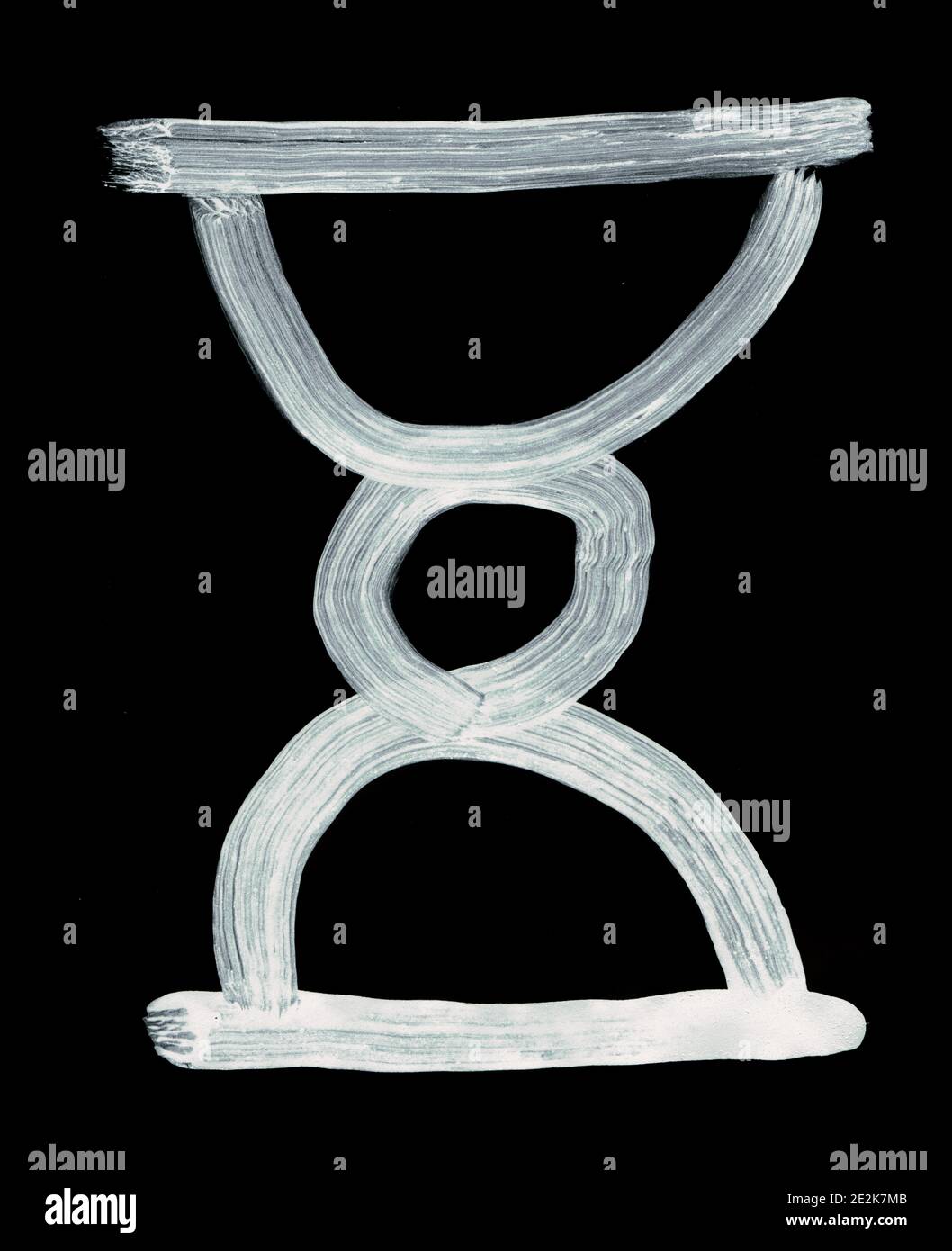 Alchemical Symbols Hour Inverted Stock Photo - Alamy