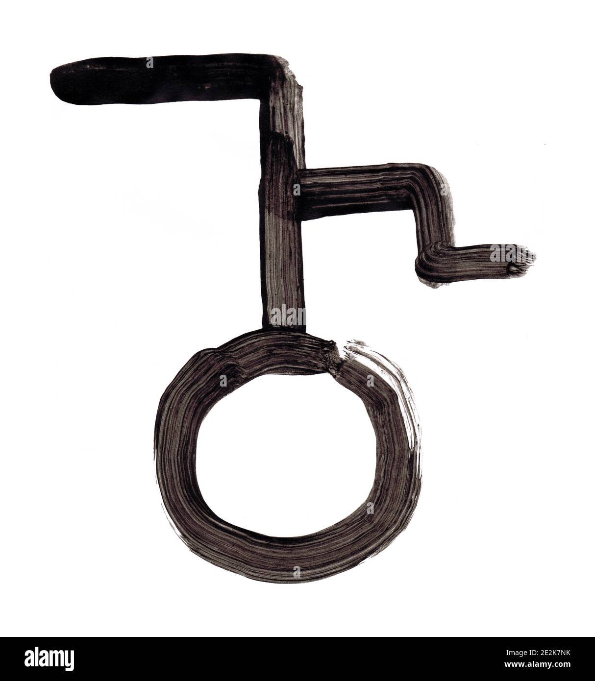 Alchemical Symbols Lead Seven Stock Photo - Alamy