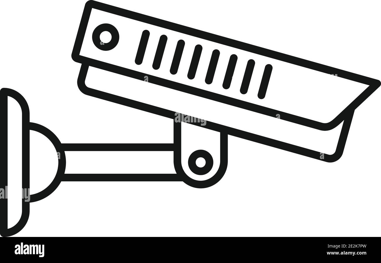 Home security camera icon, outline style Stock Vector Image & Art - Alamy