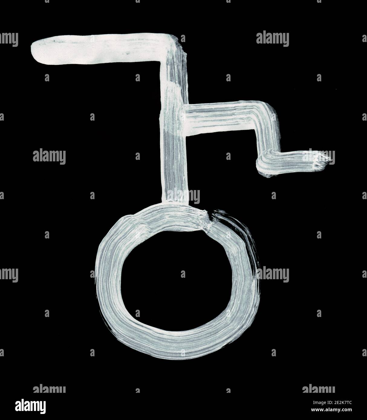 Alchemical Symbols Lead Seven Inverted Stock Photo - Alamy