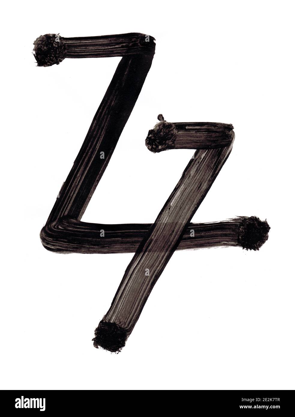 Alchemical Symbols Lead Two Stock Photo - Alamy