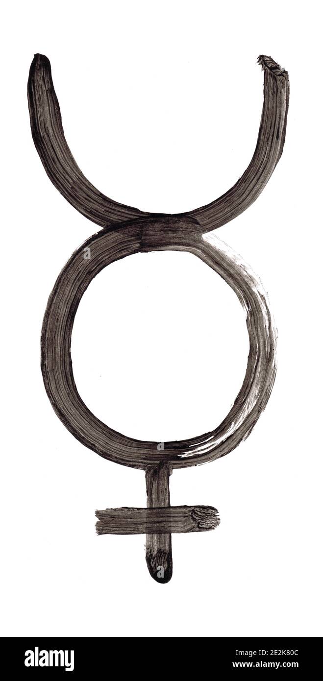 Alchemical Symbols Mercurius Stock Photo - Alamy