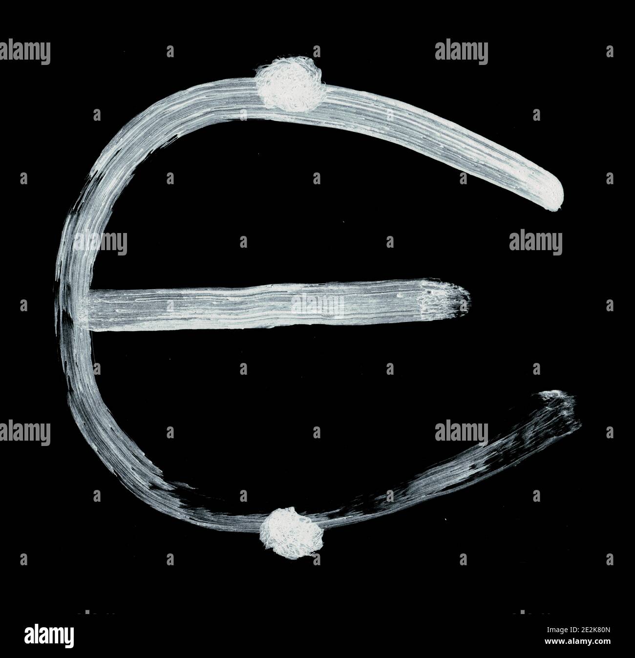 Alchemical Symbols Mercury Three Inverted Stock Photo - Alamy
