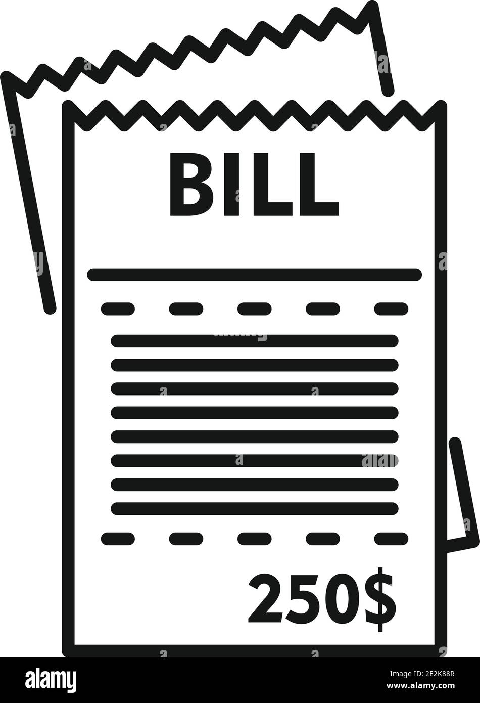 Cost of water utilities Stock Vector Images - Alamy