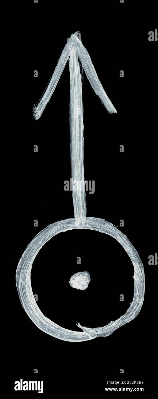 Alchemical Symbols Platinum Two Inverted Stock Photo - Alamy