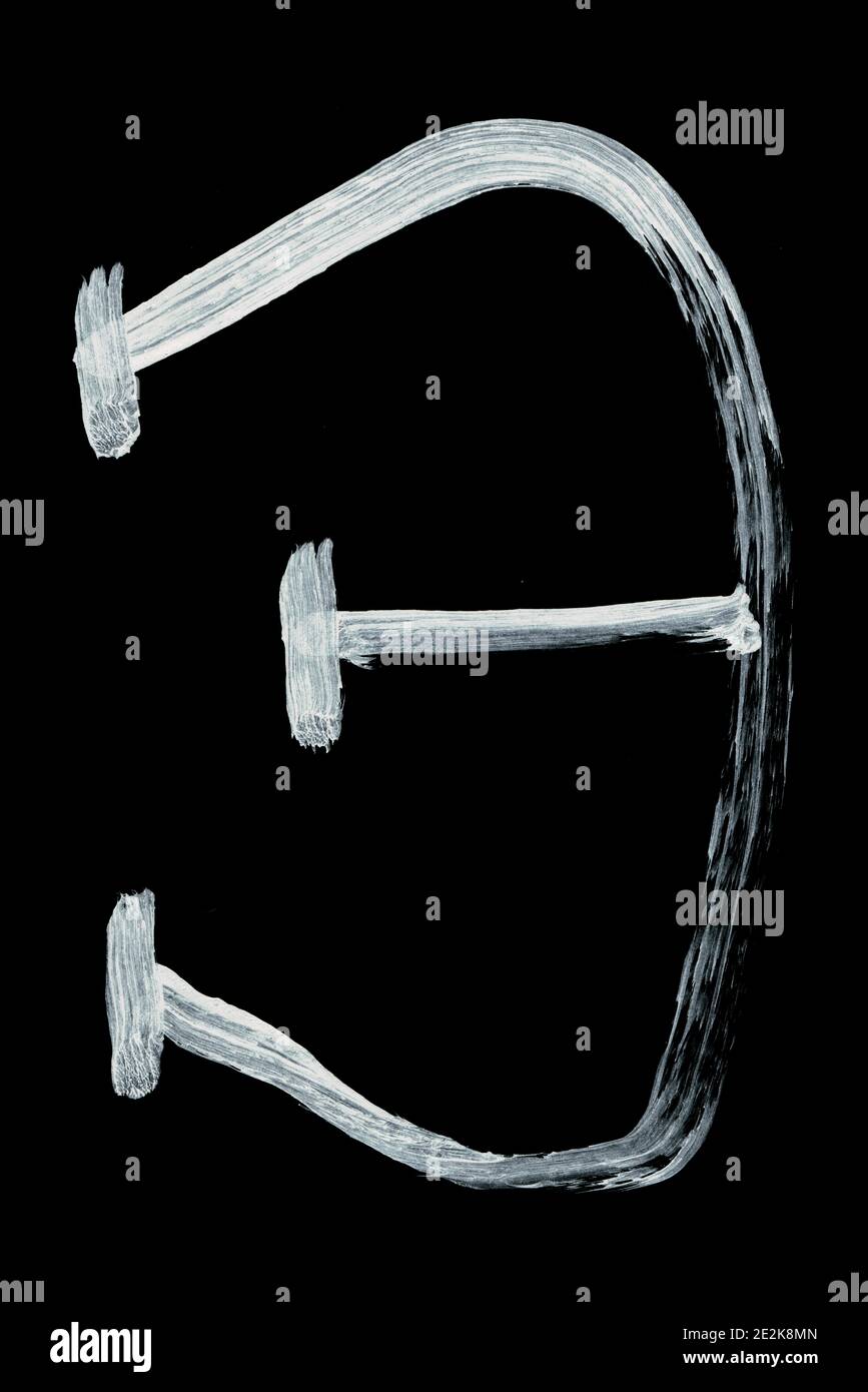 Alchemical Symbols Scruple Inverted Stock Photo - Alamy