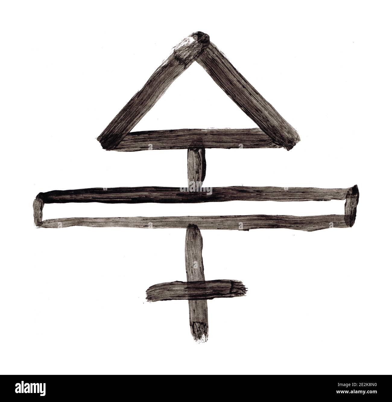 Alchemical Symbols Salt One Stock Photo - Alamy