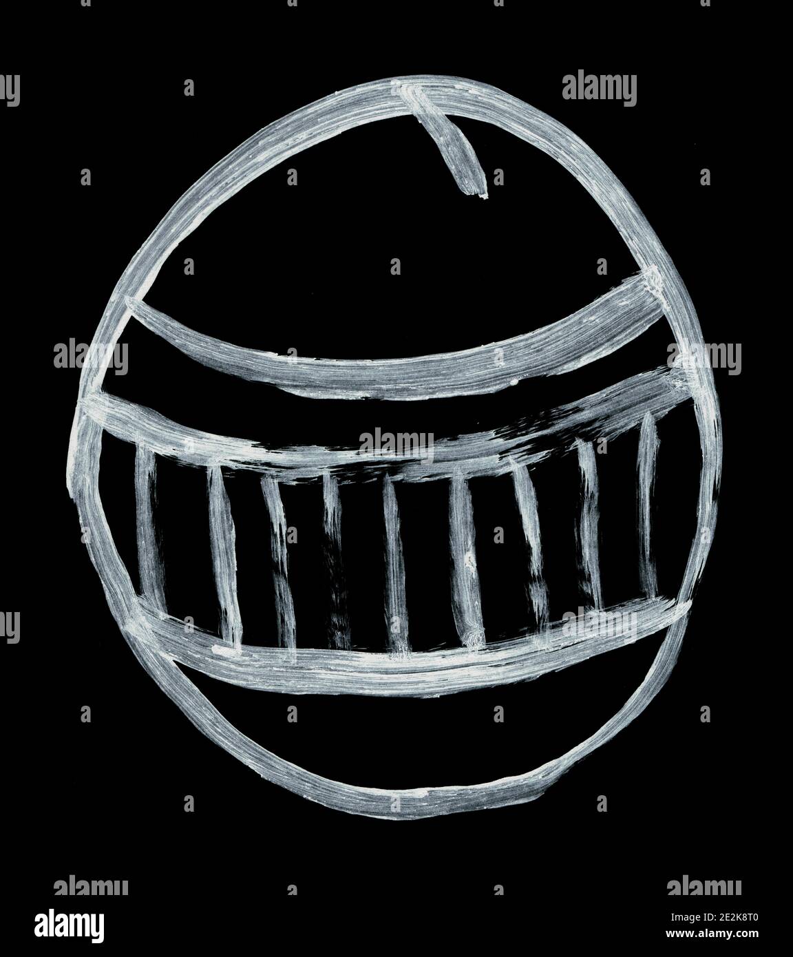 Alchemical Symbols Sea Salt Inverted Stock Photo - Alamy