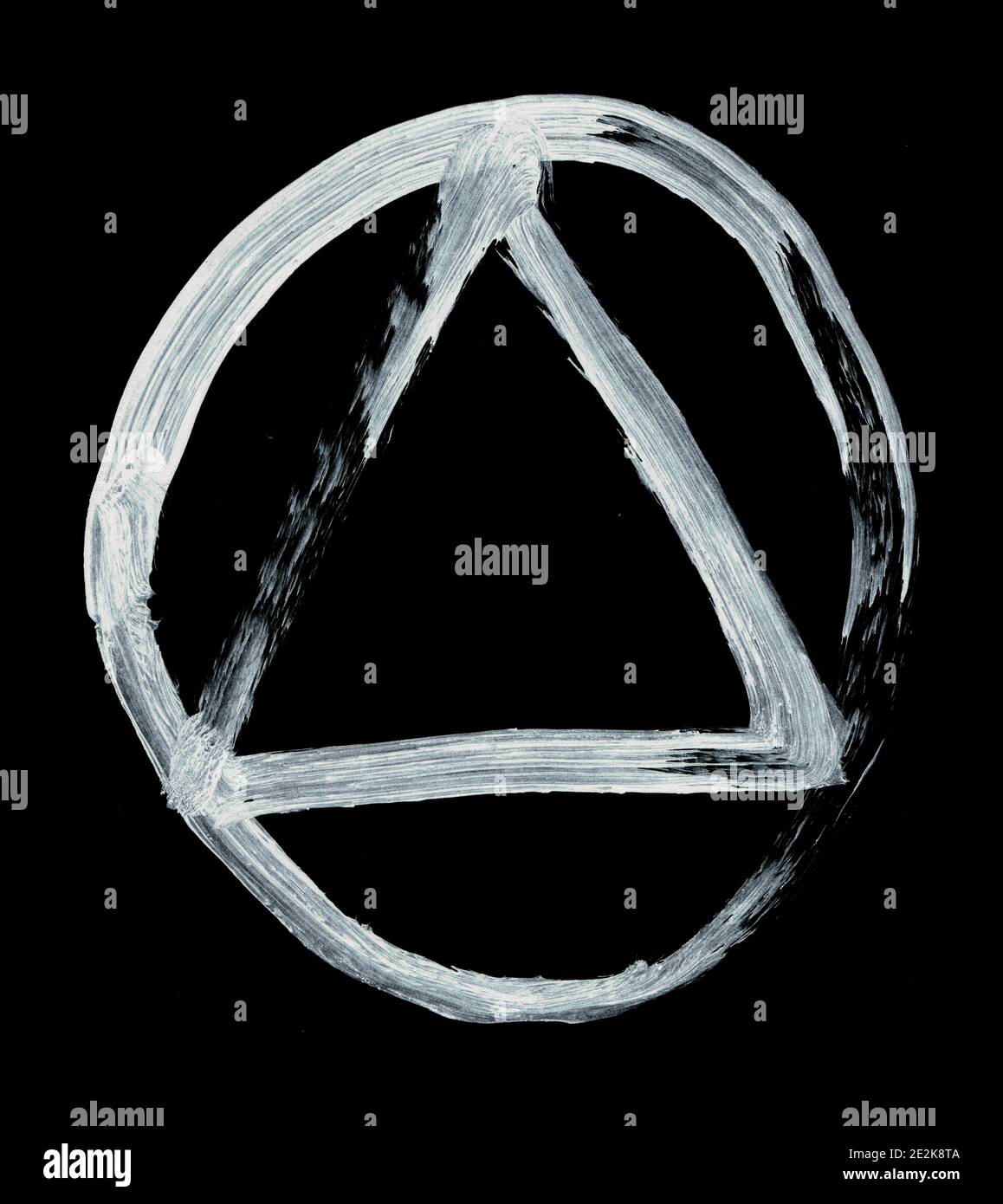 Alchemical Symbols Silicon Inverted Stock Photo - Alamy