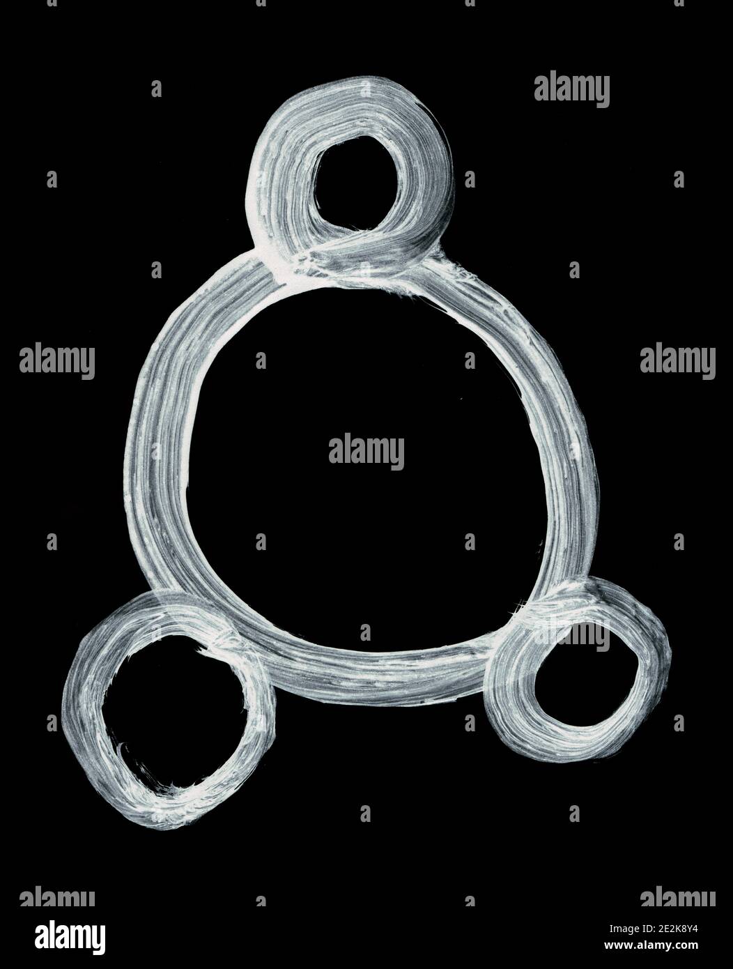 Alchemical Symbols Silver Ten Inverted Stock Photo - Alamy