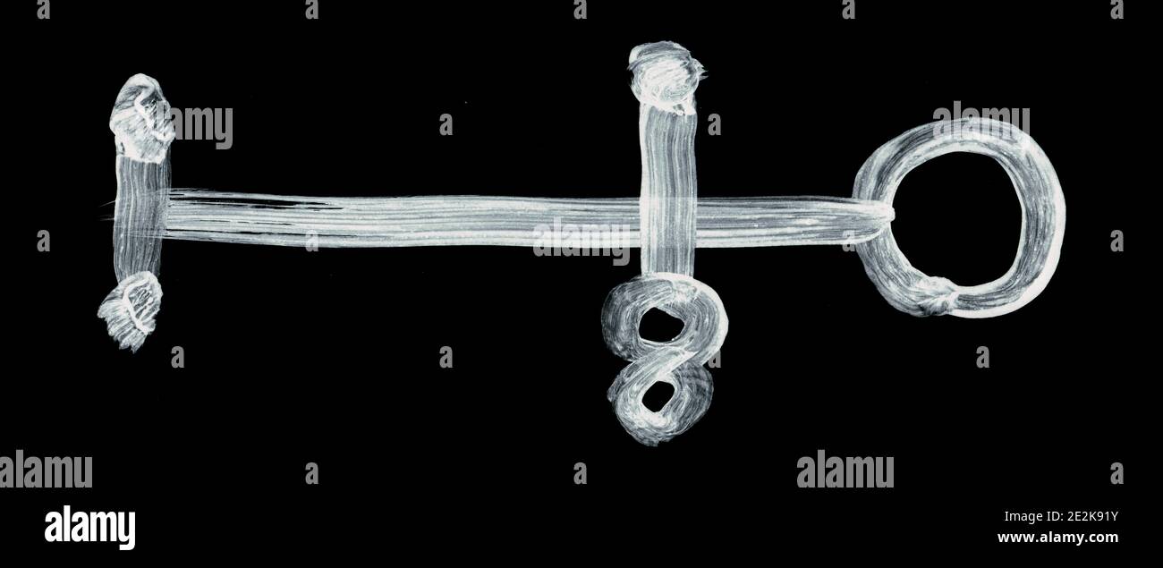 Alchemical Symbols Spirit of Tin Inverted Stock Photo - Alamy