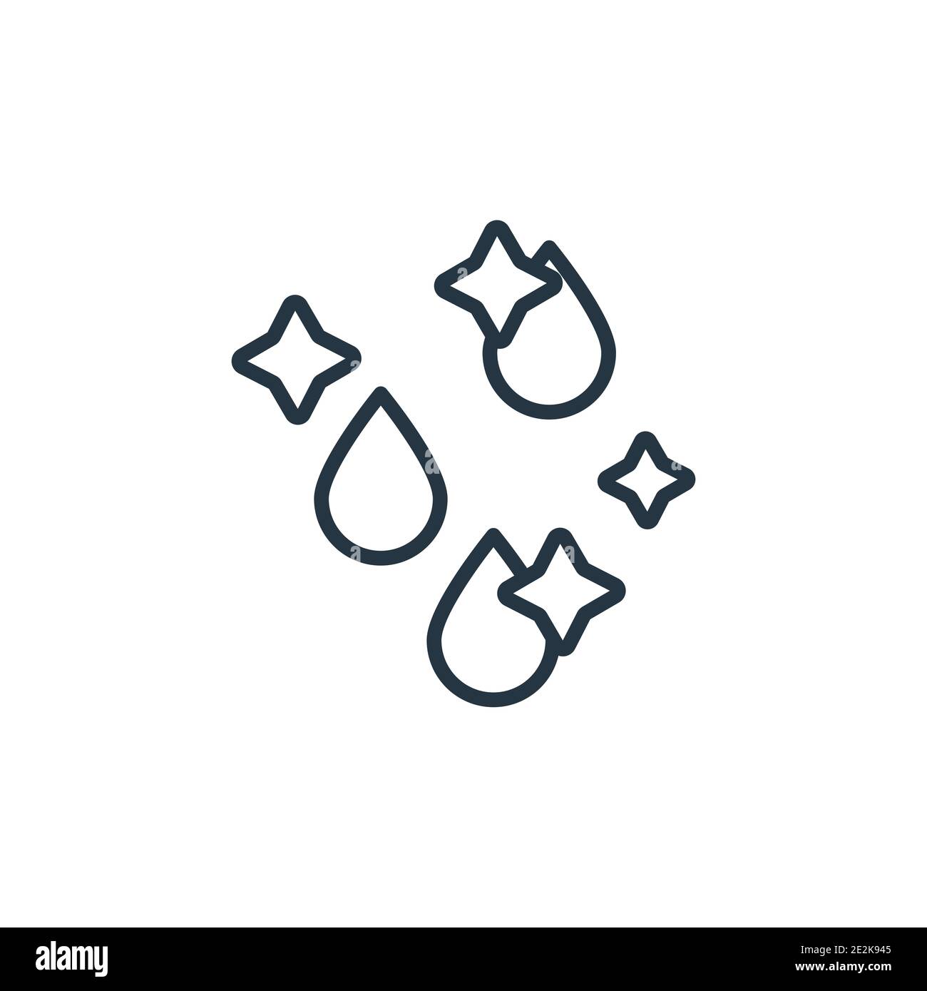 Purity outline vector icon. Thin line black purity icon, flat vector ...