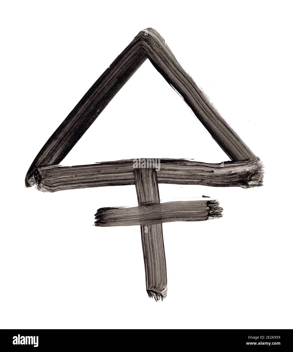 Alchemical Symbols Sulphur Ten Stock Photo - Alamy