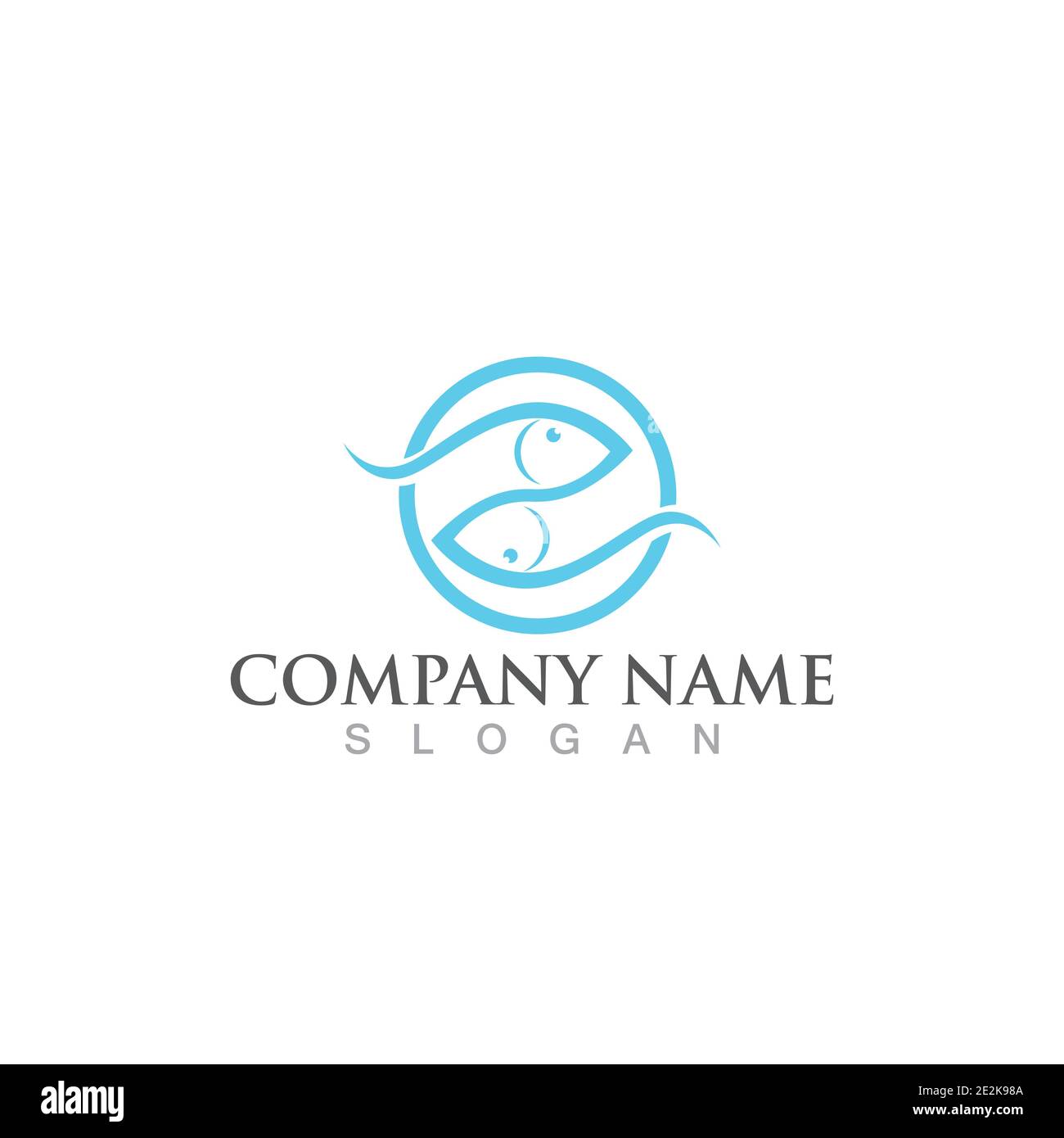 Fish logo and symbol animal vector Stock Vector Image & Art - Alamy