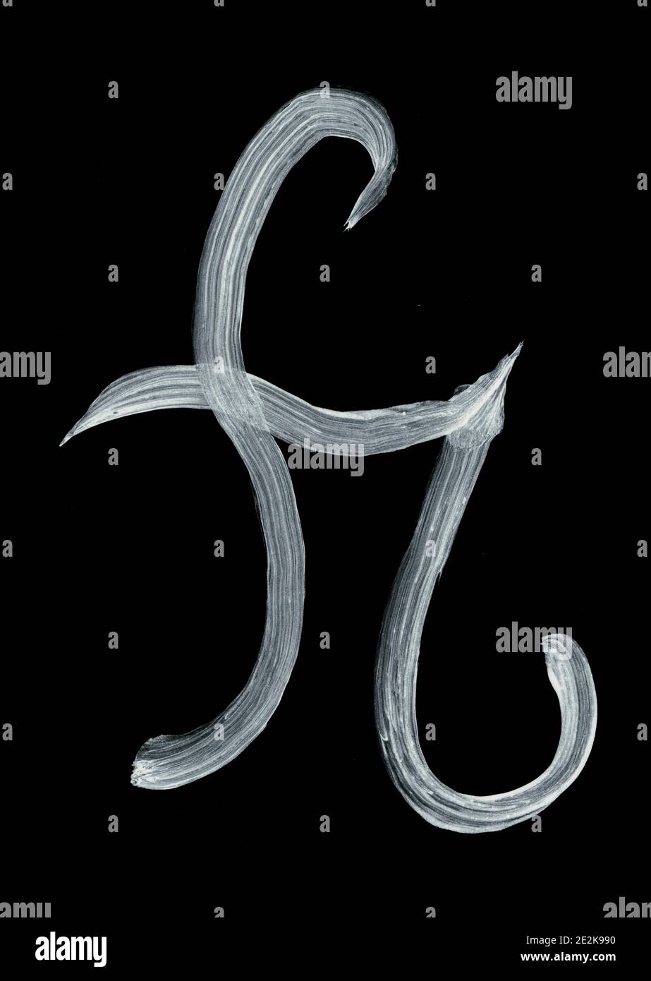 Alchemical Symbols Tin One Inverted Stock Photo - Alamy