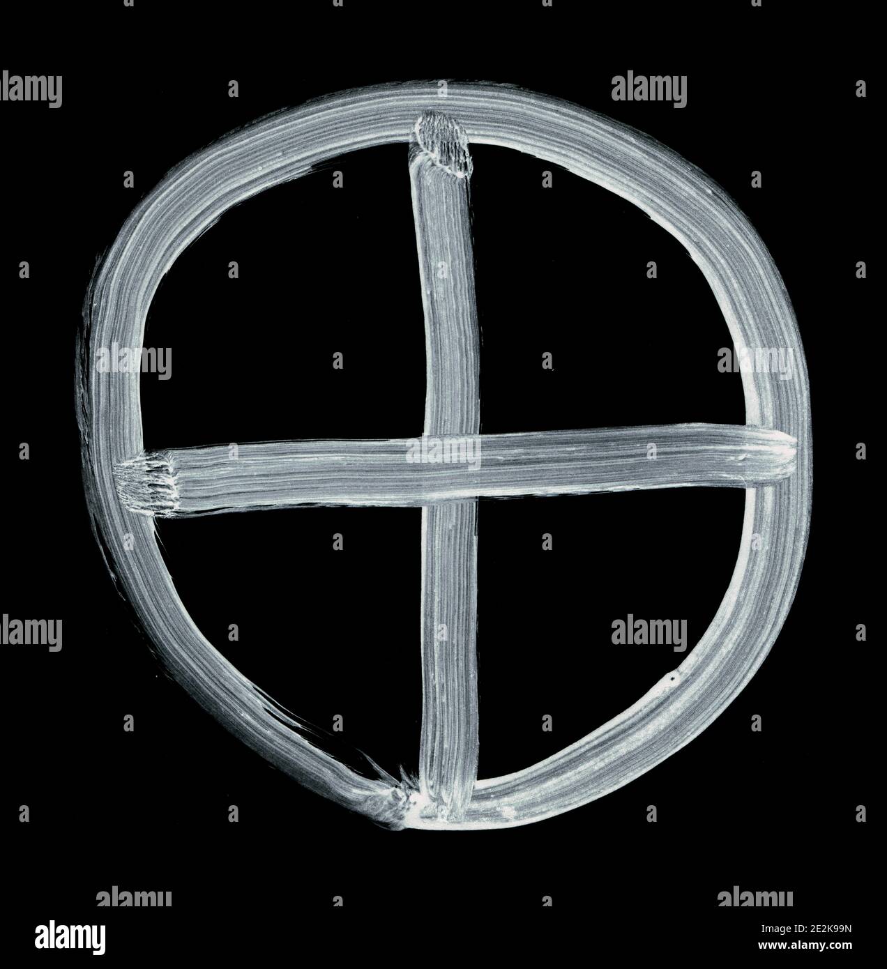 Alchemical Symbols Terra Inverted Stock Photo - Alamy