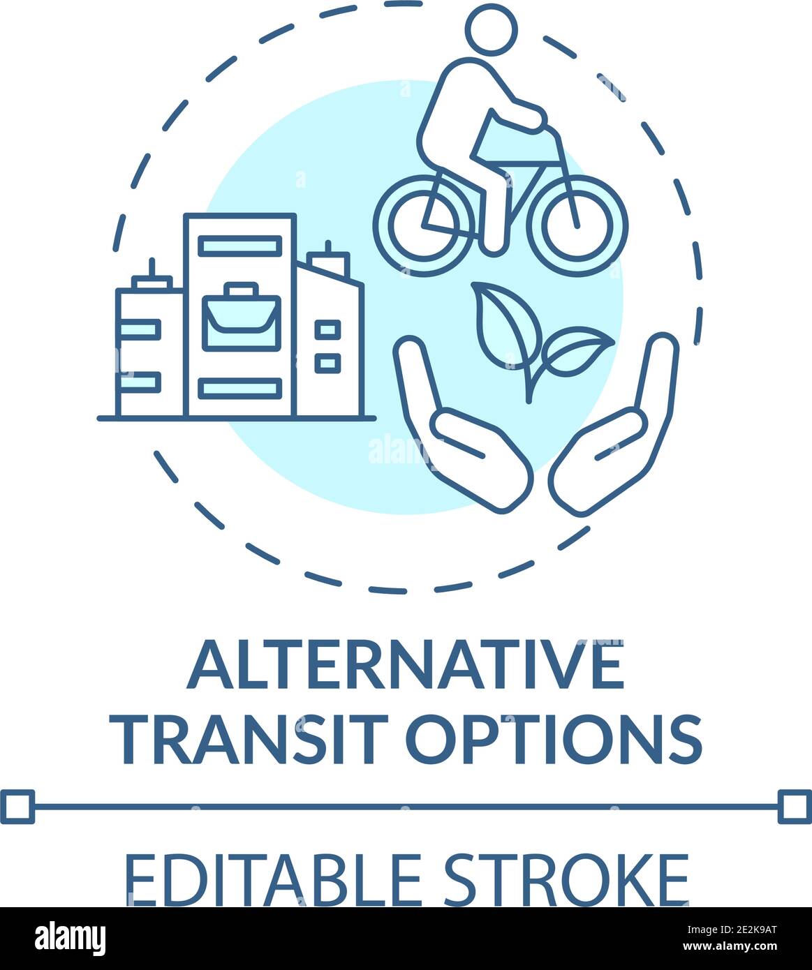 Alternative transit options concept icon Stock Vector Image & Art - Alamy
