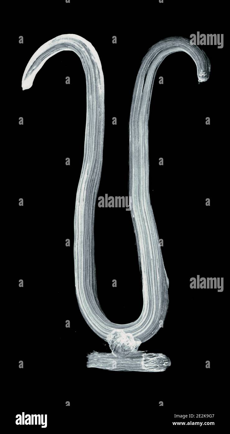 Alchemical Symbols Wick Inverted Stock Photo - Alamy