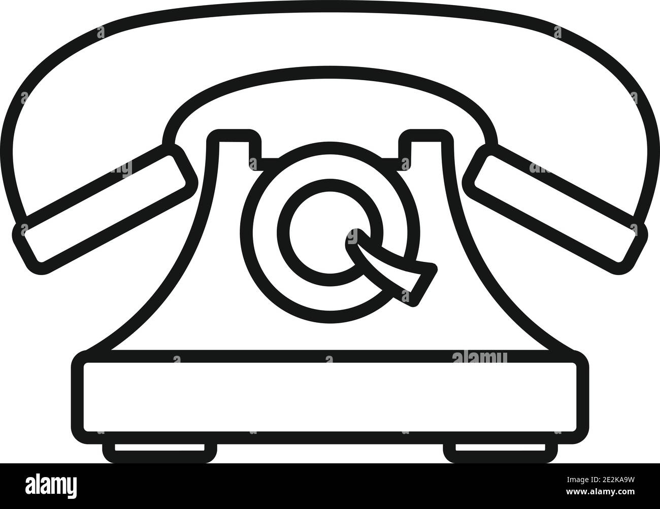 House phone icon, outline style Stock Vector Image & Art - Alamy