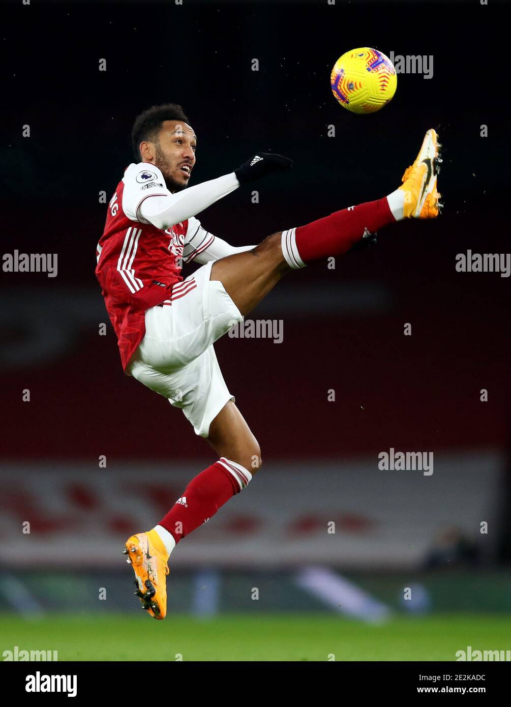 Arsenal's Pierre-Emerick Aubameyang during the Premier League match at ...
