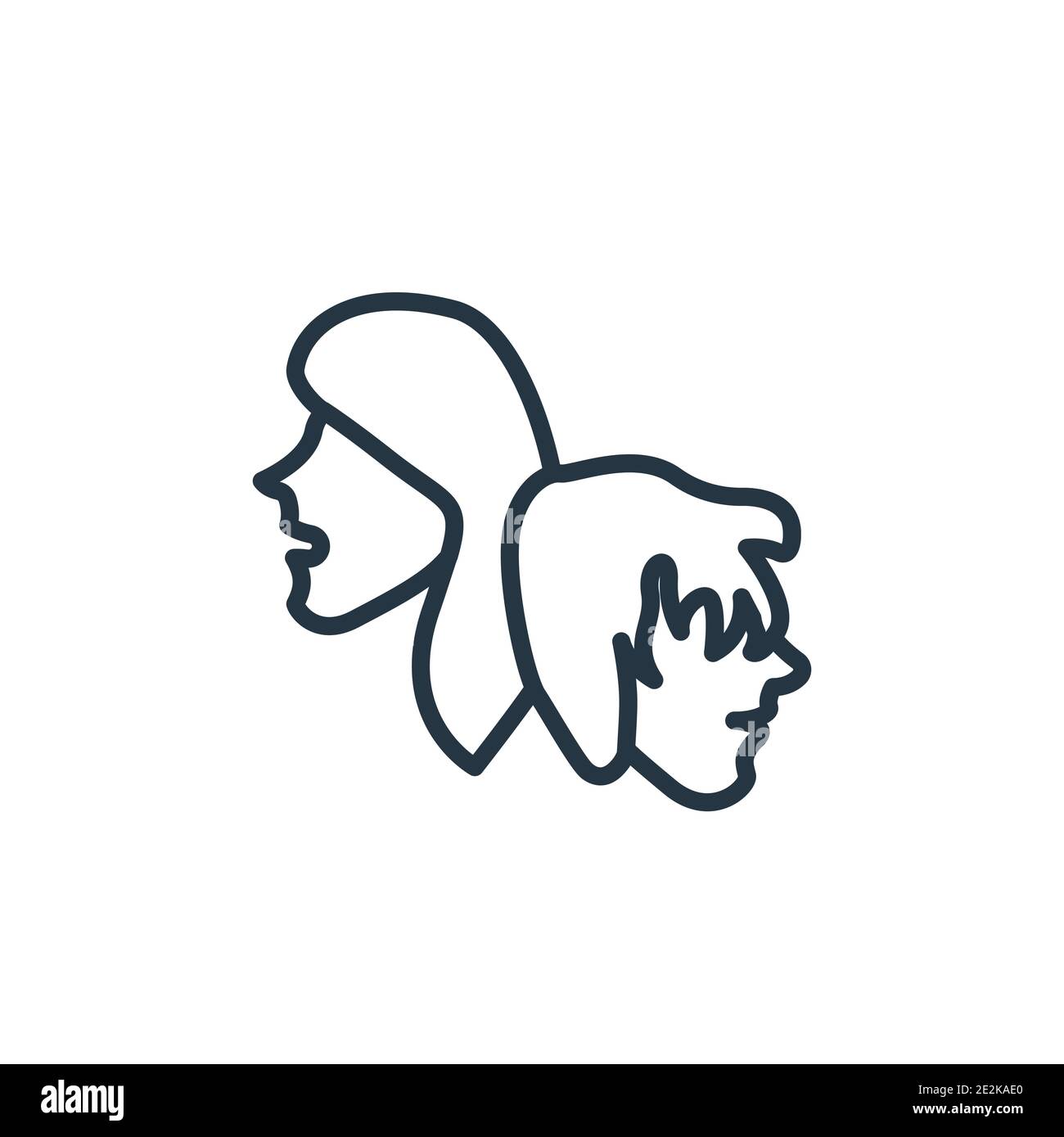 Protagonist outline vector icon. Thin line black protagonist icon, flat ...