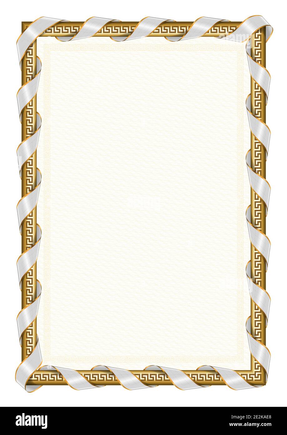 Vertical frame and border with Cyprus flag, template elements for your ...