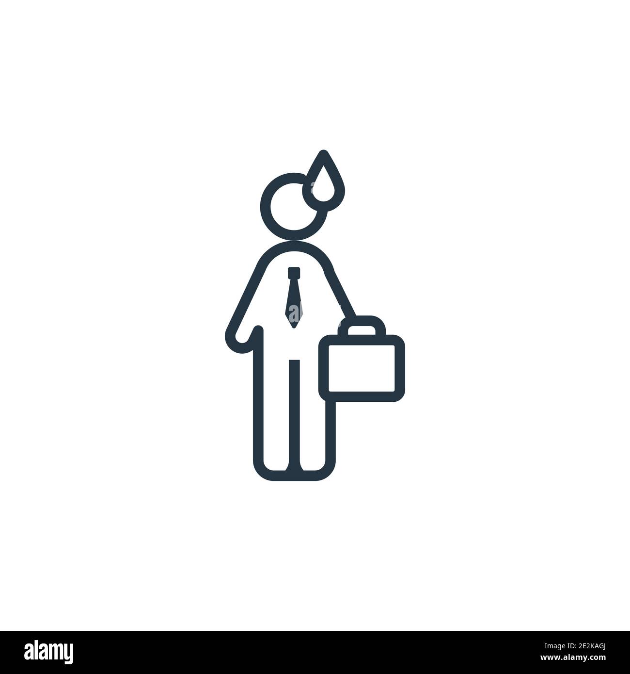 Quit outline vector icon. Thin line black quit icon, flat vector simple ...