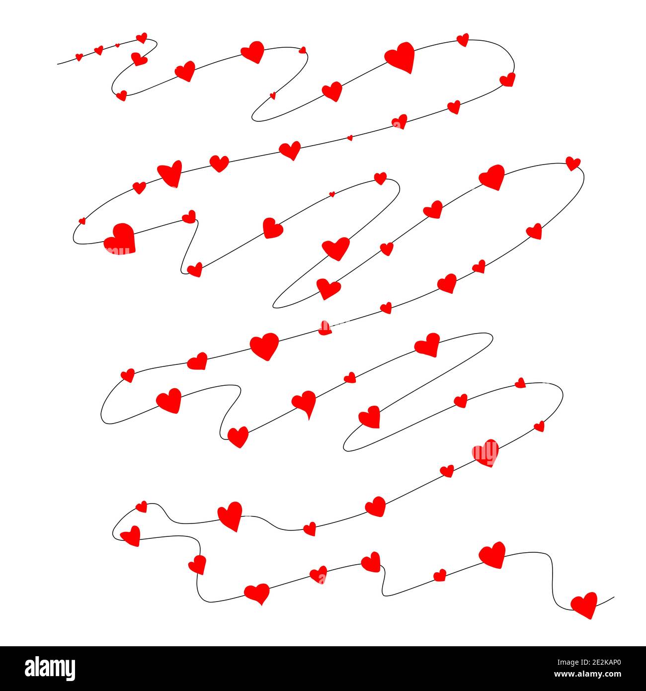 Curved pink heart Cut Out Stock Images & Pictures - Alamy