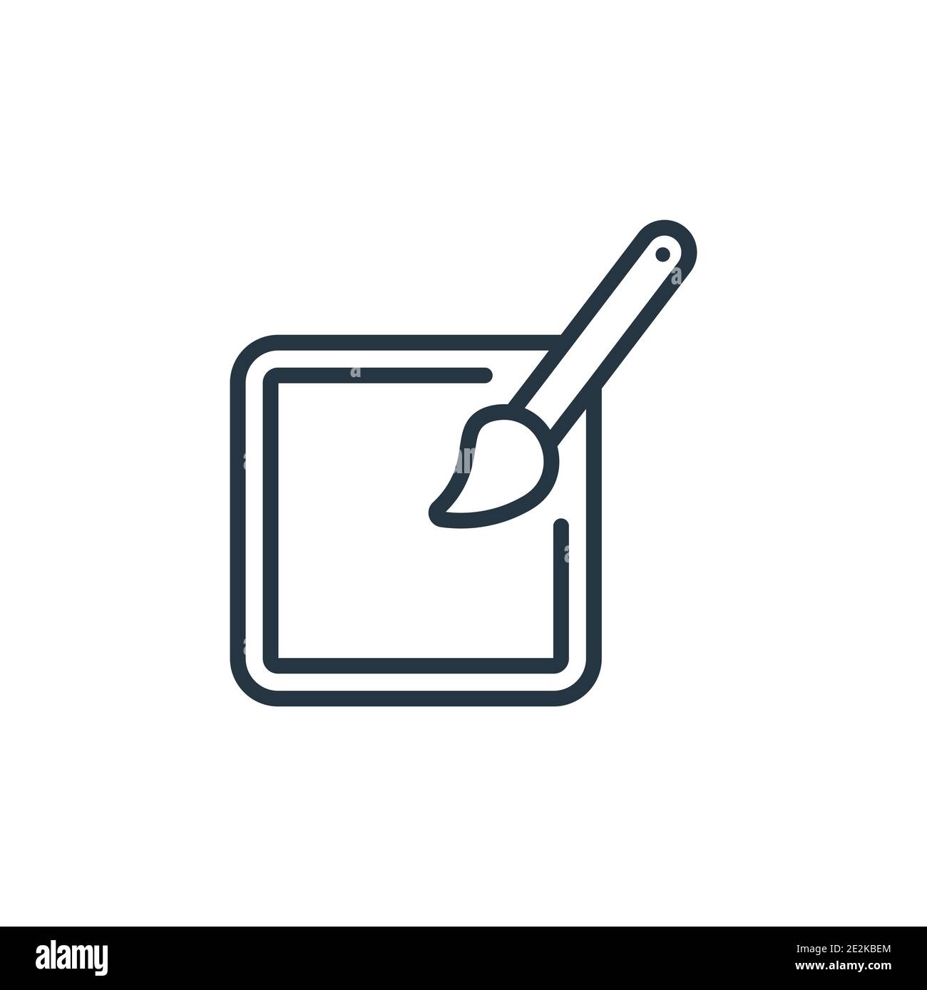 Quick selection outline vector icon. Thin line black quick selection ...