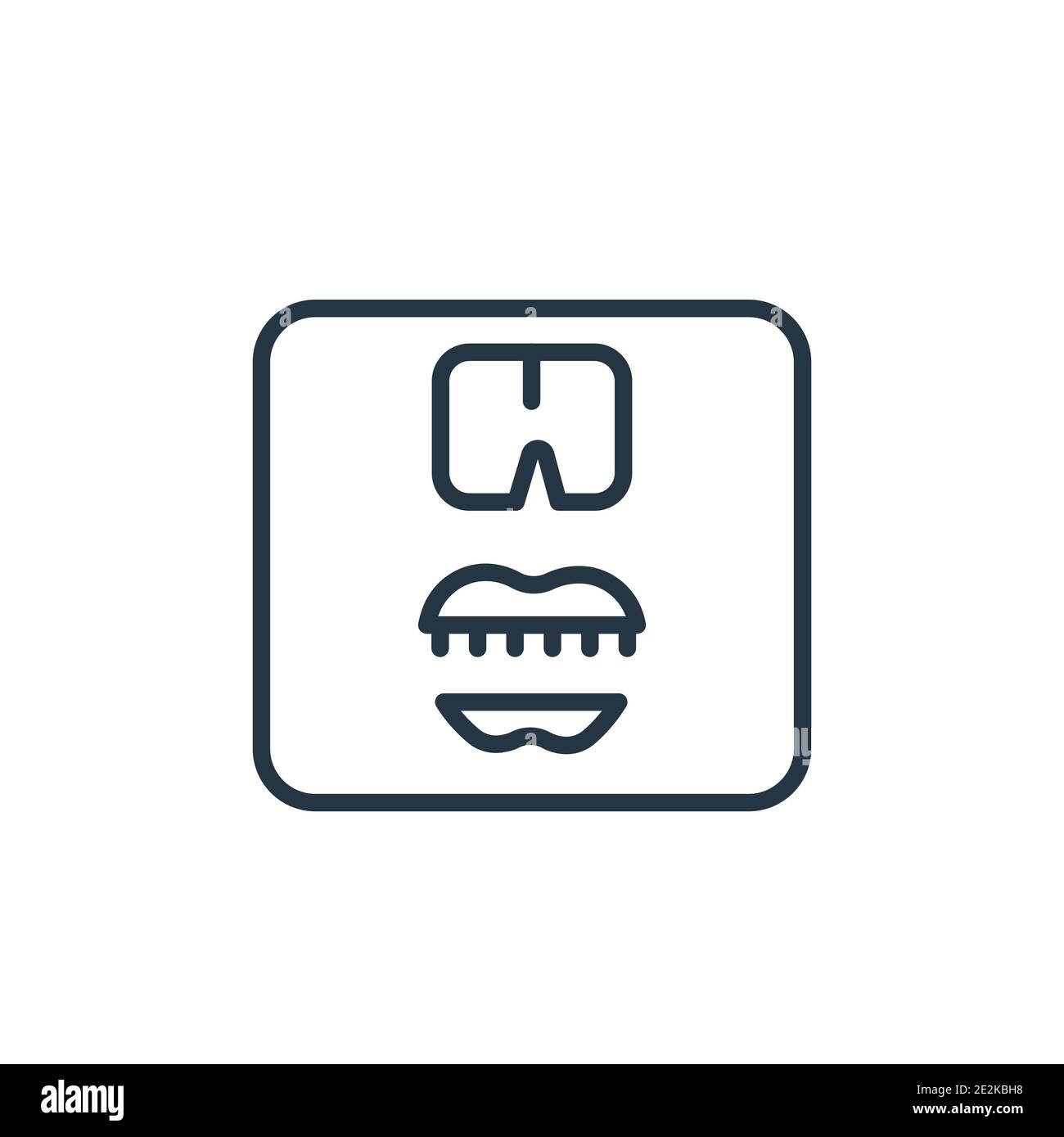 Diet outline vector icon. Thin line black diet icon, flat vector simple ...