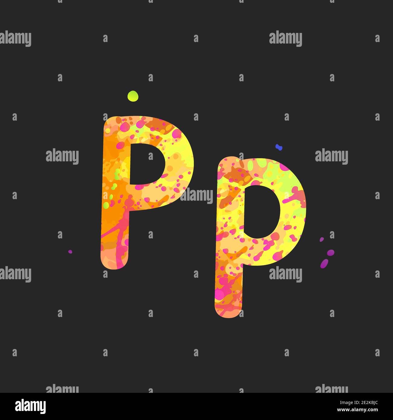Colourful letters uppercase and lowercase hi-res stock photography and ...