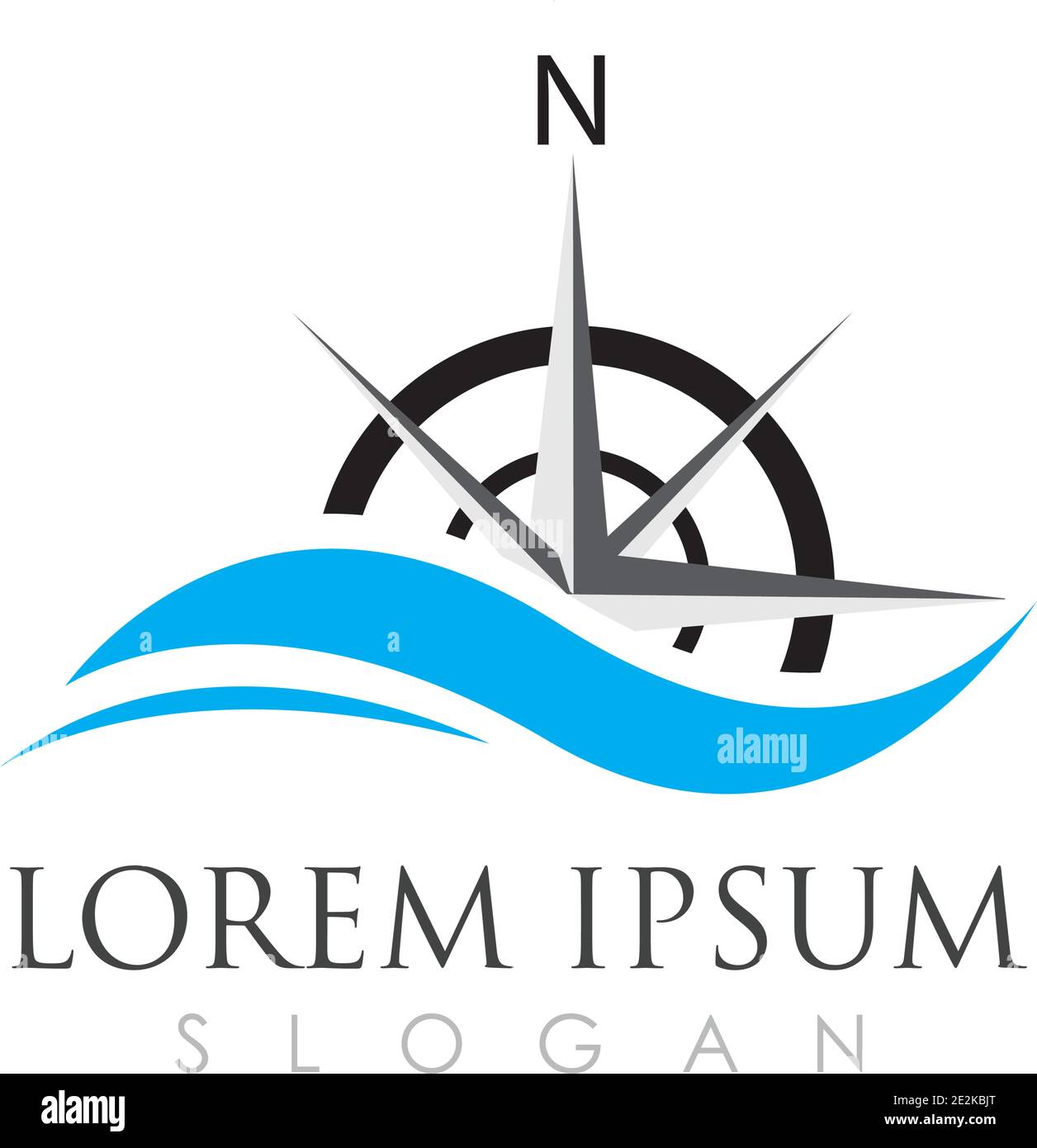 Compass Logo Template vector icon illustration design Stock Vector ...